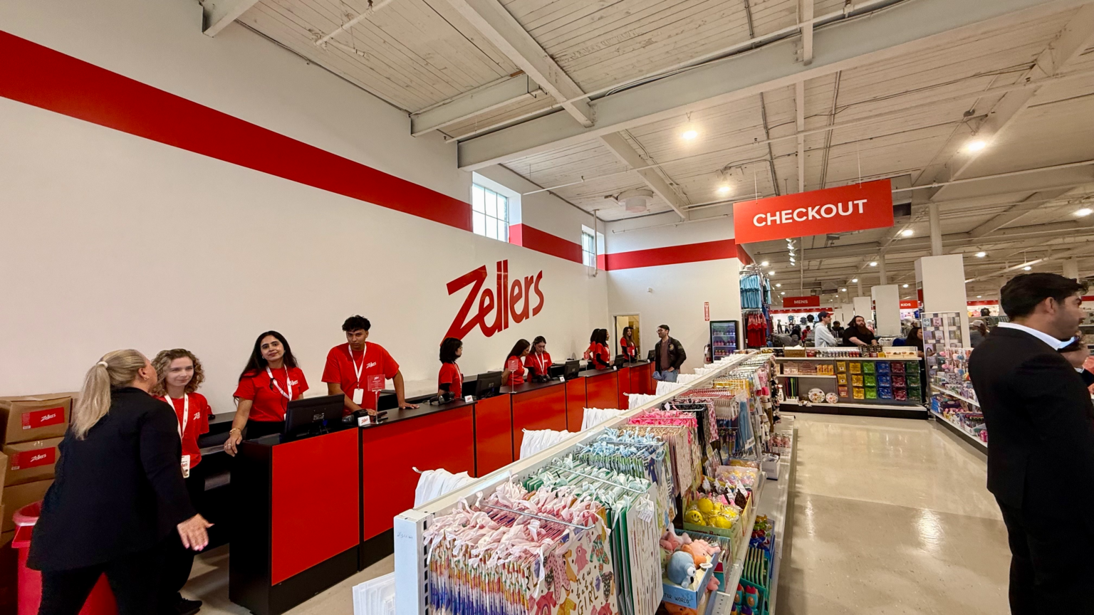 Inside Zellers' New Toronto Store as Crowds Turn Out for Opening Day